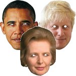 Politicians - Personalised and Celebrity Masks - Next Day Delivery