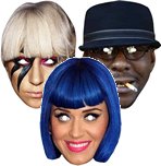 Celebrity singers - Personalised and Celebrity Masks - Next Day Delivery