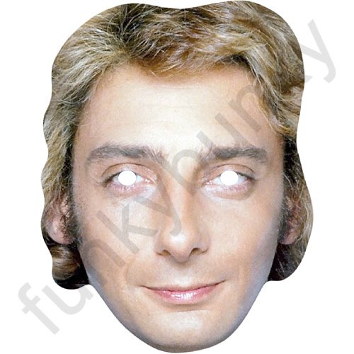 Barry Manilow Retro 1980's Mask - Personalised and Celebrity Face Masks ...