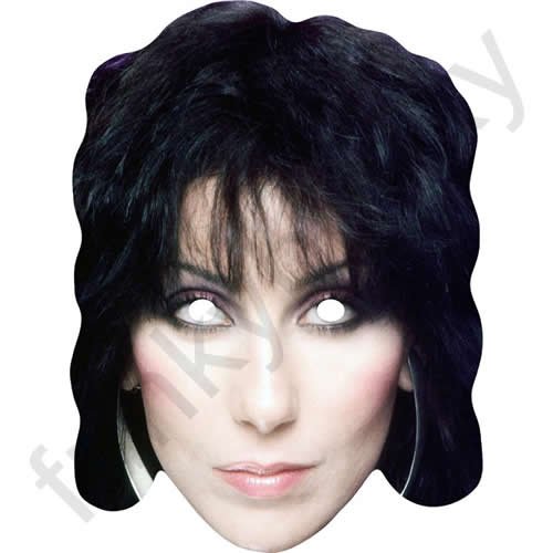 Cher 1980 Retro 1980 Mask - Personalised and Celebrity Face Masks ...