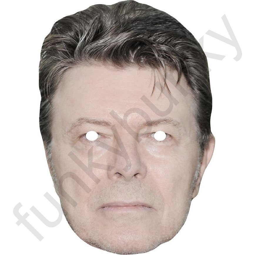 David Bowie Mask - Personalised and Celebrity Masks - Next Day Delivery
