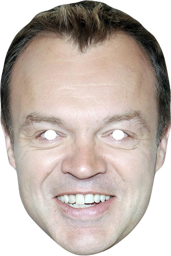 Graham Norton Mask - Personalised and Celebrity Masks - Next Day Delivery
