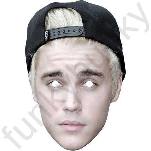 Justin Bieber 2016 Singer Mask - Personalised and Celebrity Masks ...