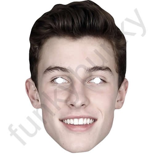 Shawn Mendes Celebrity Singer Mask - Personalised and Celebrity Masks ...