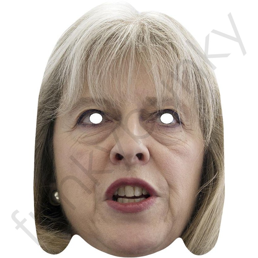Theresa May Politician Mask - Personalised and Celebrity Face Masks ...